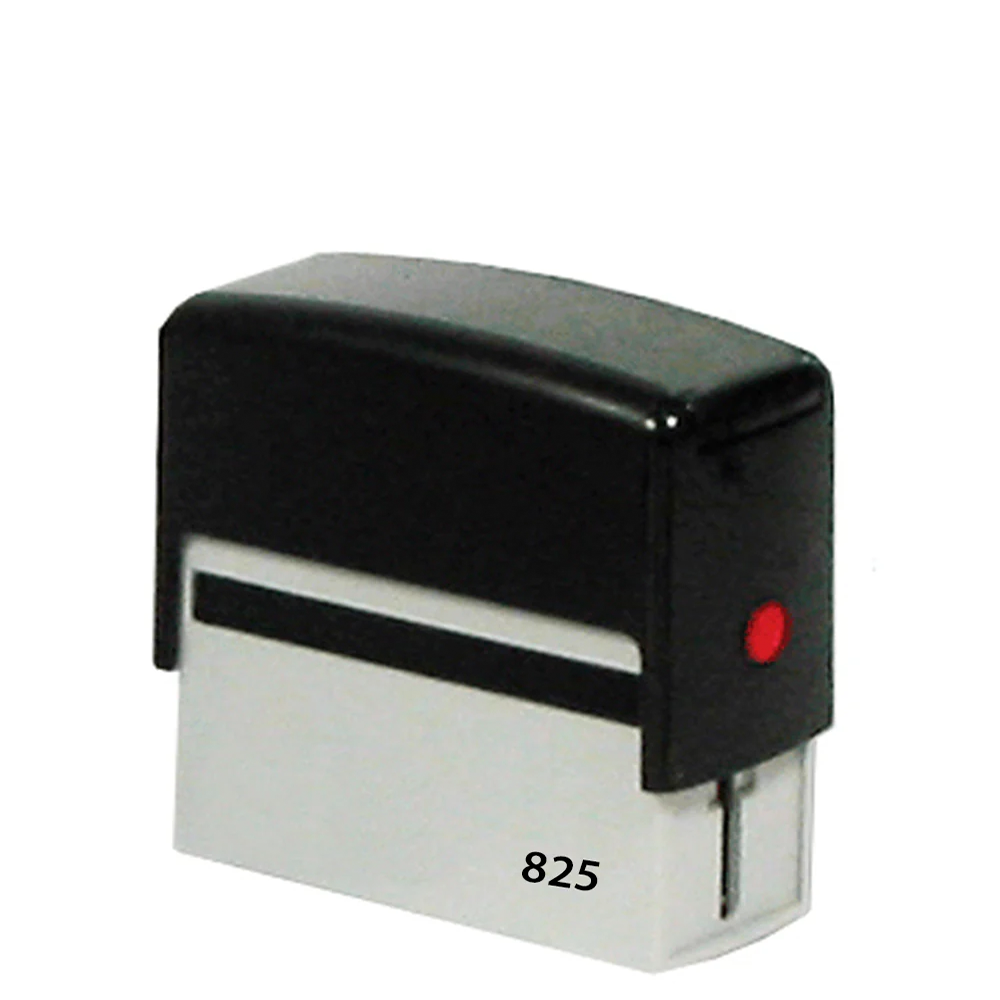 Timbre Extra Grande, Para 4 - 5 líneas de texto + Logo (Opcional) – Clic Imprenta