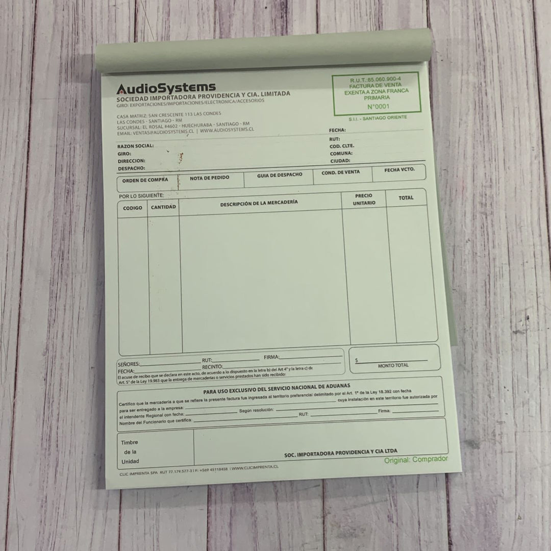 Talonarios Personalizados – Clic Imprenta
