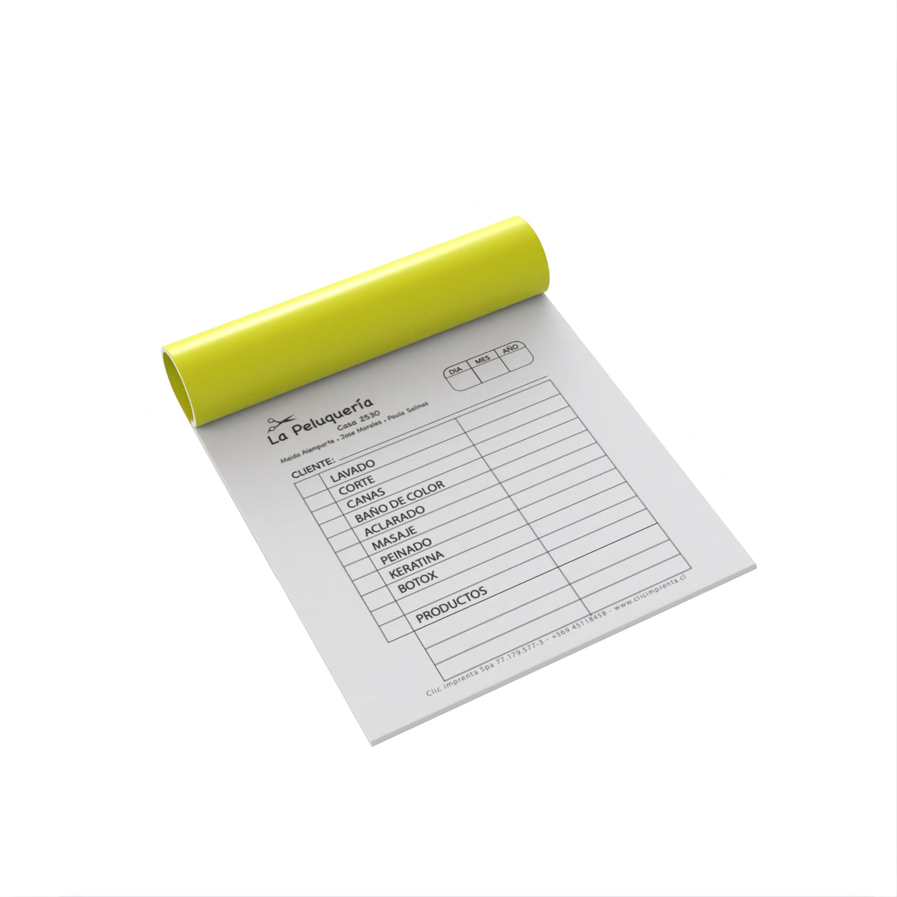 Pack 12 Talonarios 1/4 Carta – Clic Imprenta