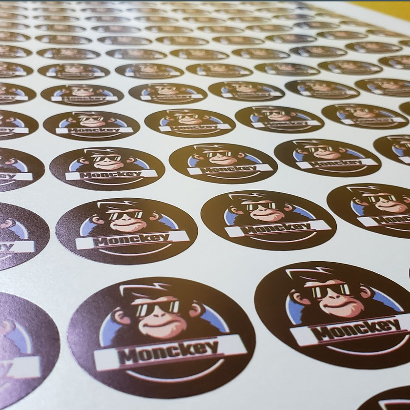 200 Stickers de 6cm – Clic Imprenta