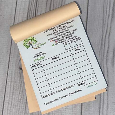 Fabricación Talonarios Personalizados – Clic Imprenta