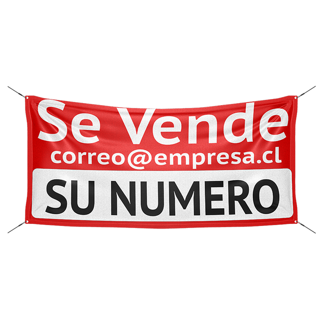 Letrero Personalizado Se Vende con email - Para Exterior – Clic Imprenta