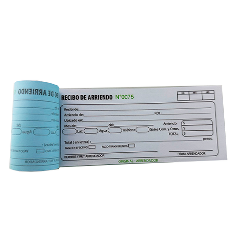 Talonarios 1/3 Autocopiativo - 20 x 9 cm – Clic Imprenta