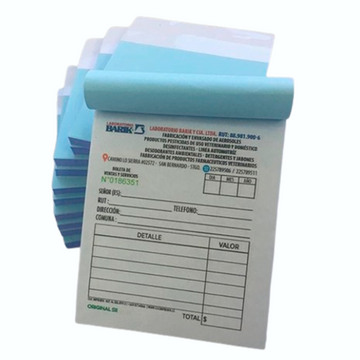 Fabricación Talonarios Personalizados – Clic Imprenta