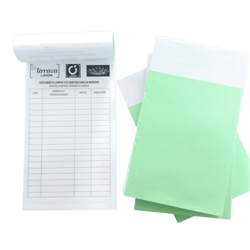 Pack 200 Talonarios 1/2 Carta – Clic Imprenta